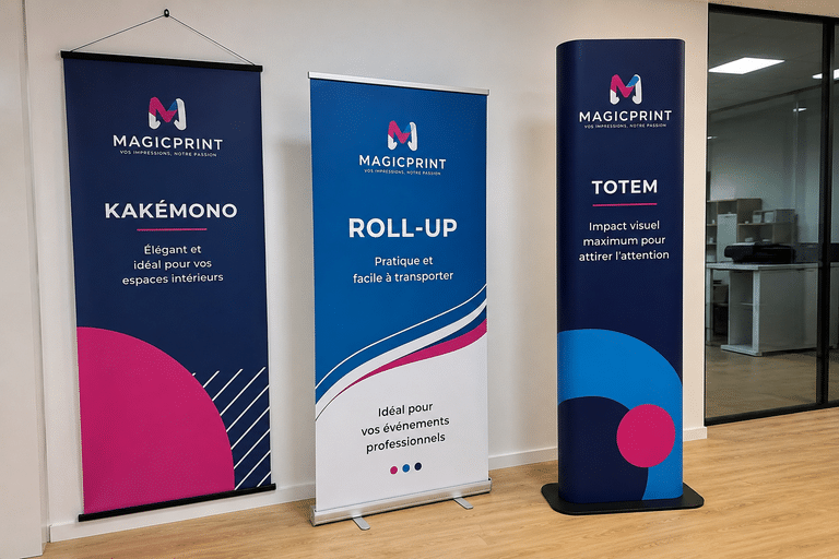 Kakemonos, Roll-Up-Banner oder Totems: Welches Displaymedium ist das ...